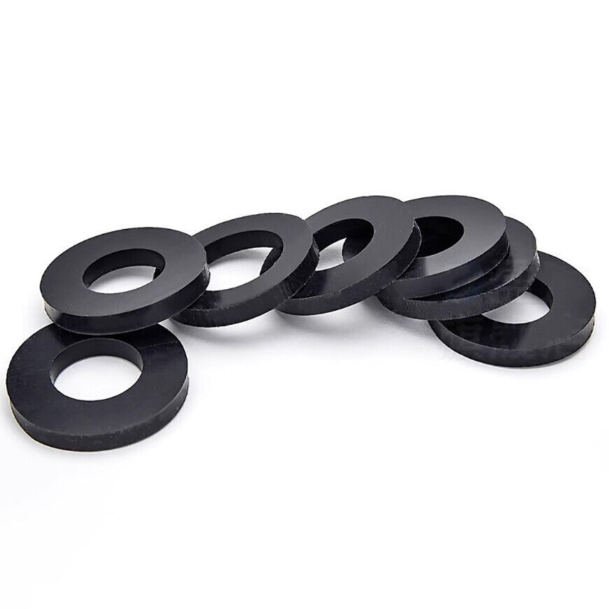 Nitrile Rubber Rubber Flat Round Ring Washer Seal Gaskets NBR Washers ...
