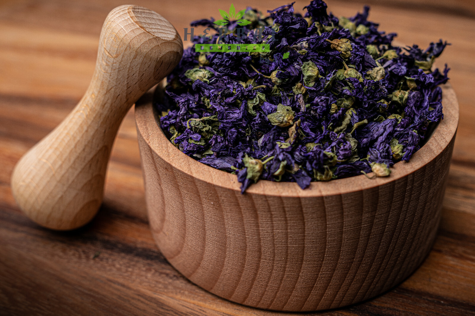 Blue Mallow Tea Flower/Dried Flower/ Malva sylvestris/ Kwiat slazu Slaz ...