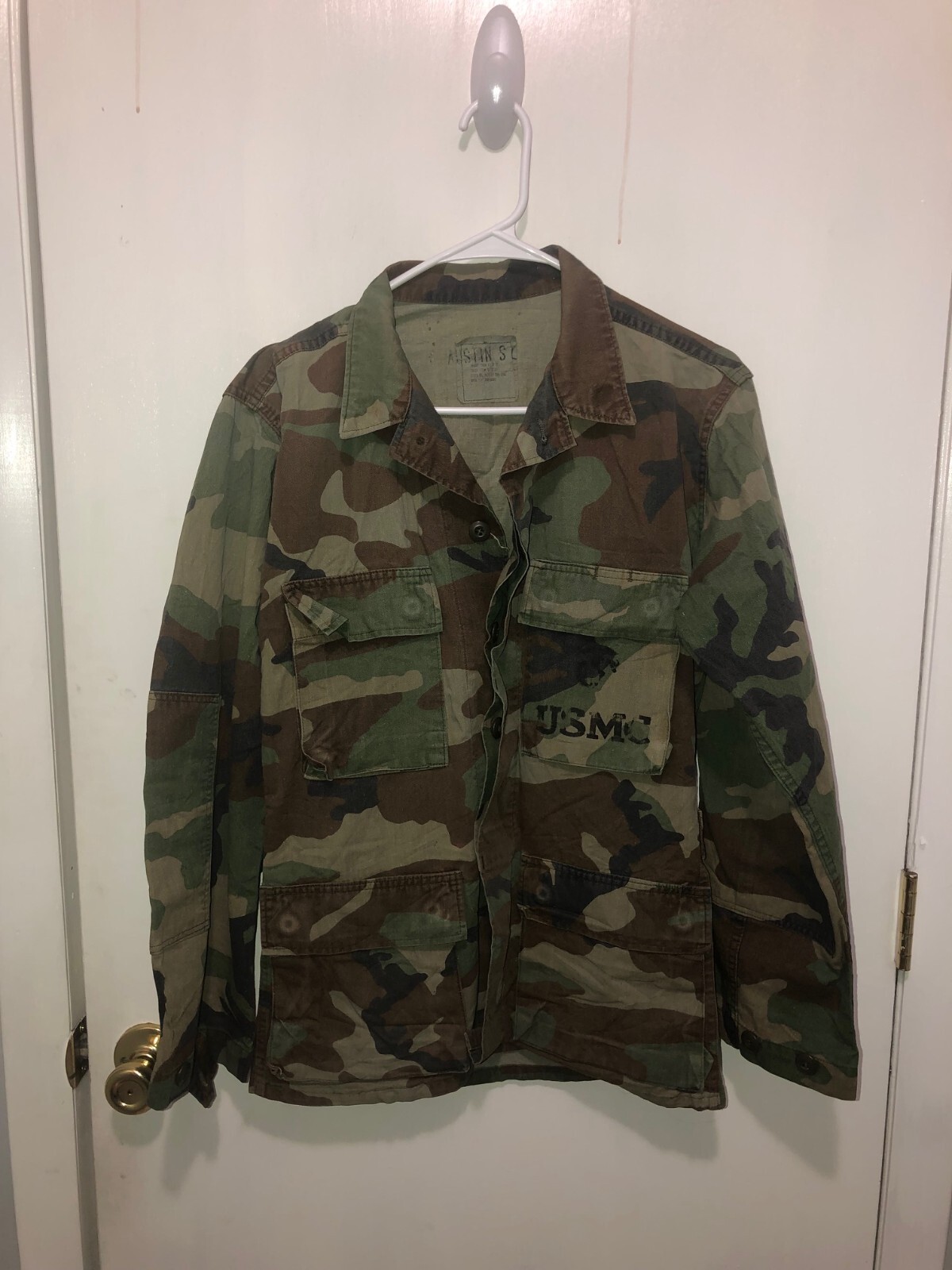 USMC US Military Small Regular NSN 8415-01-084-1643 Camouflage Pattern ...