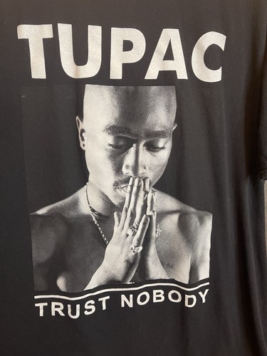 Tupac 2Pac Trust Nobody T-Shirt Men's XXL Short Sleeve Crew Neck ...