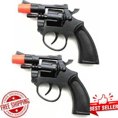 Fake Play Toy Cap Guns, 38 Super Cap 8-Shot Revolvers, Set of 2, Gifts ...