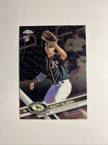 2017 Topps Chrome - #98 Matt Olson (RC) | eBay
