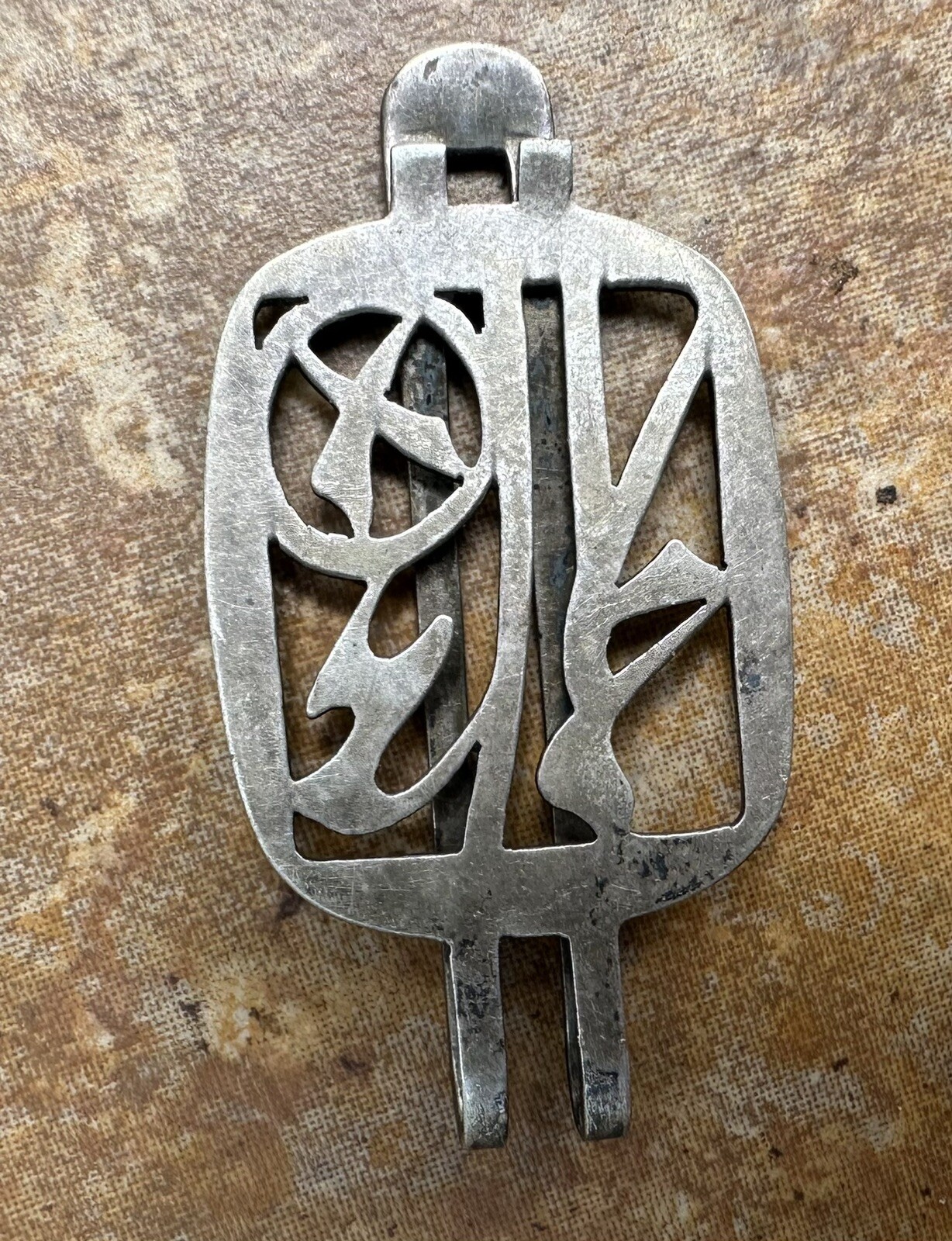 Vintage 900 Silver Asian Chinese Export Symbol Money … - Gem