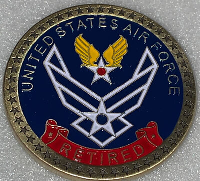 * US Air Force USAF Retired Veteran Challenge Coin Great Gift For USAF ...