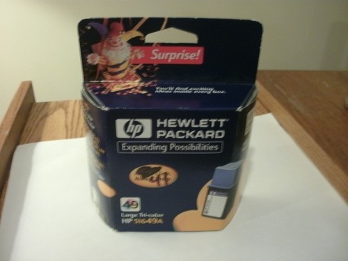 HP49 Printer Ink Inkjet HP 49 51649a Cartridge Tri Color Sealed Expired ...