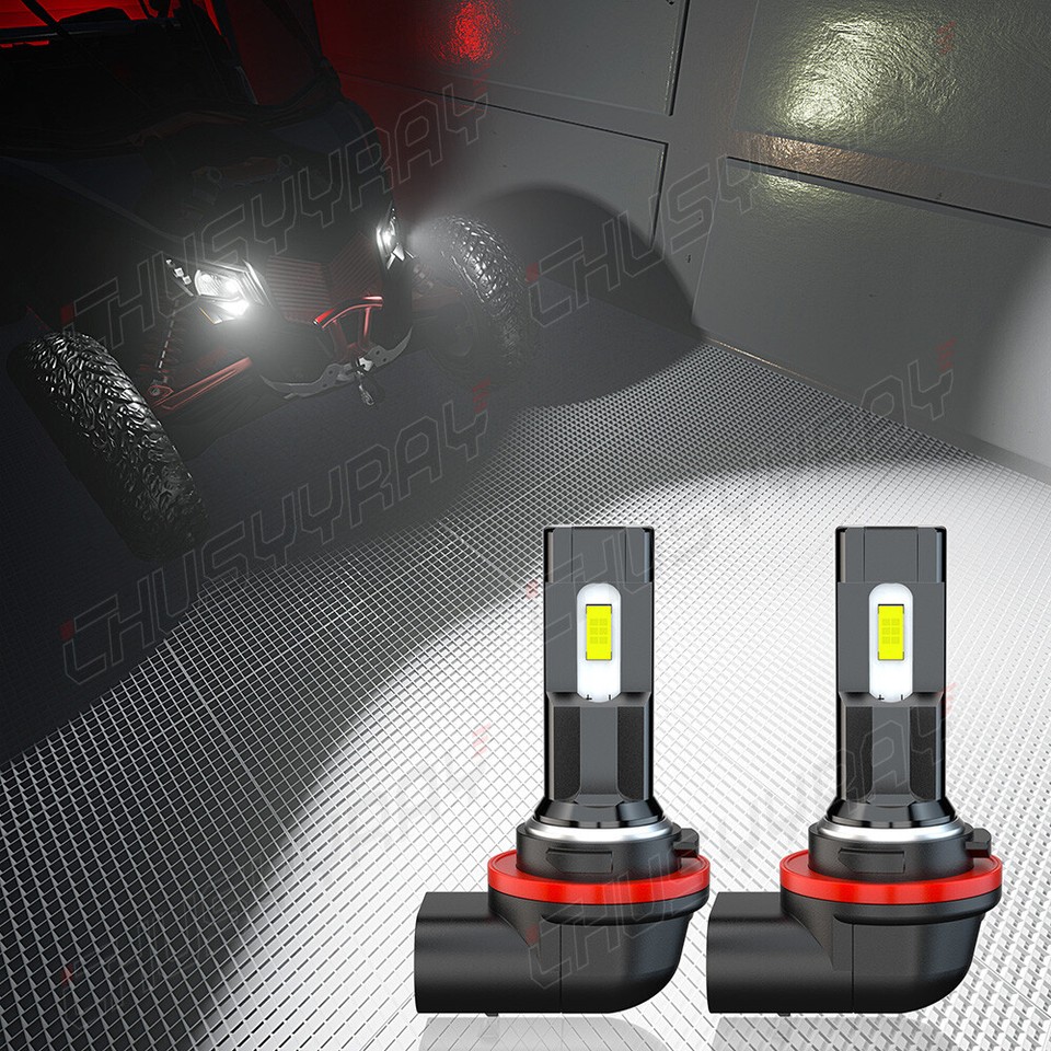 LED For Polaris Sportsman 500 600 700 800 80W Low Beam Headlight Bulbs ...