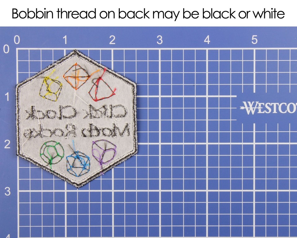 Click Clack Math Rocks Patch - Made in USA - Dice Patch - D&D Patch ...