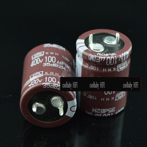 3pcs NCC Nippon Chemi-Con KMH 100mfd 400V 100UF electrolytic Capacitor ...