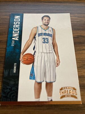 2012-13 Panini Threads Ryan Anderson New Orleans Hornets Forward #109 ...