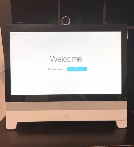 Cisco Webex CP-DX80 23" HD Touchscreen Video Conference Monitor System ...