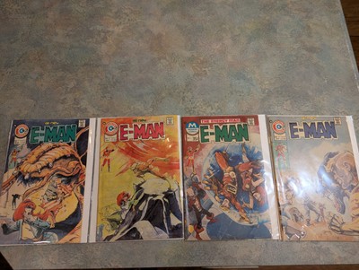 Lot of 4 Charlton/Modern E-Man comics 7-10 | eBay