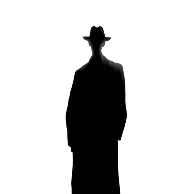 Shadowy Fedora Figure V2 Vinyl Car Decal Sticker – Waterproof & UV ...