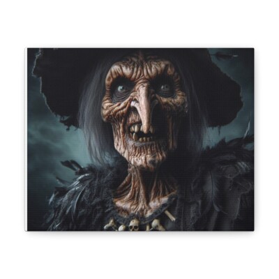 Grotesque Halloween Witch Artwork | eBay