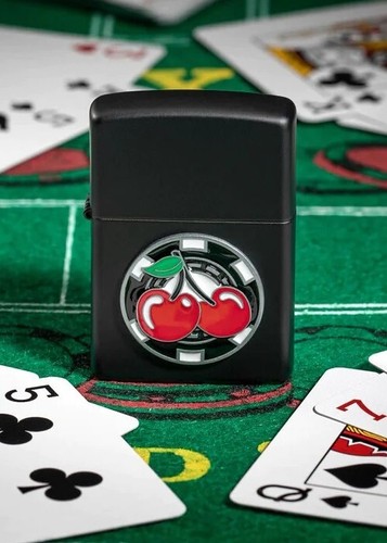 ZIPPO ★ CHERRY POKER CHIP (Emblem) | eBay