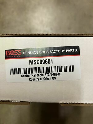 CONTROLLER SMART TOUCH II BOSS SNOW PLOW Remote MSC09601 | eBay