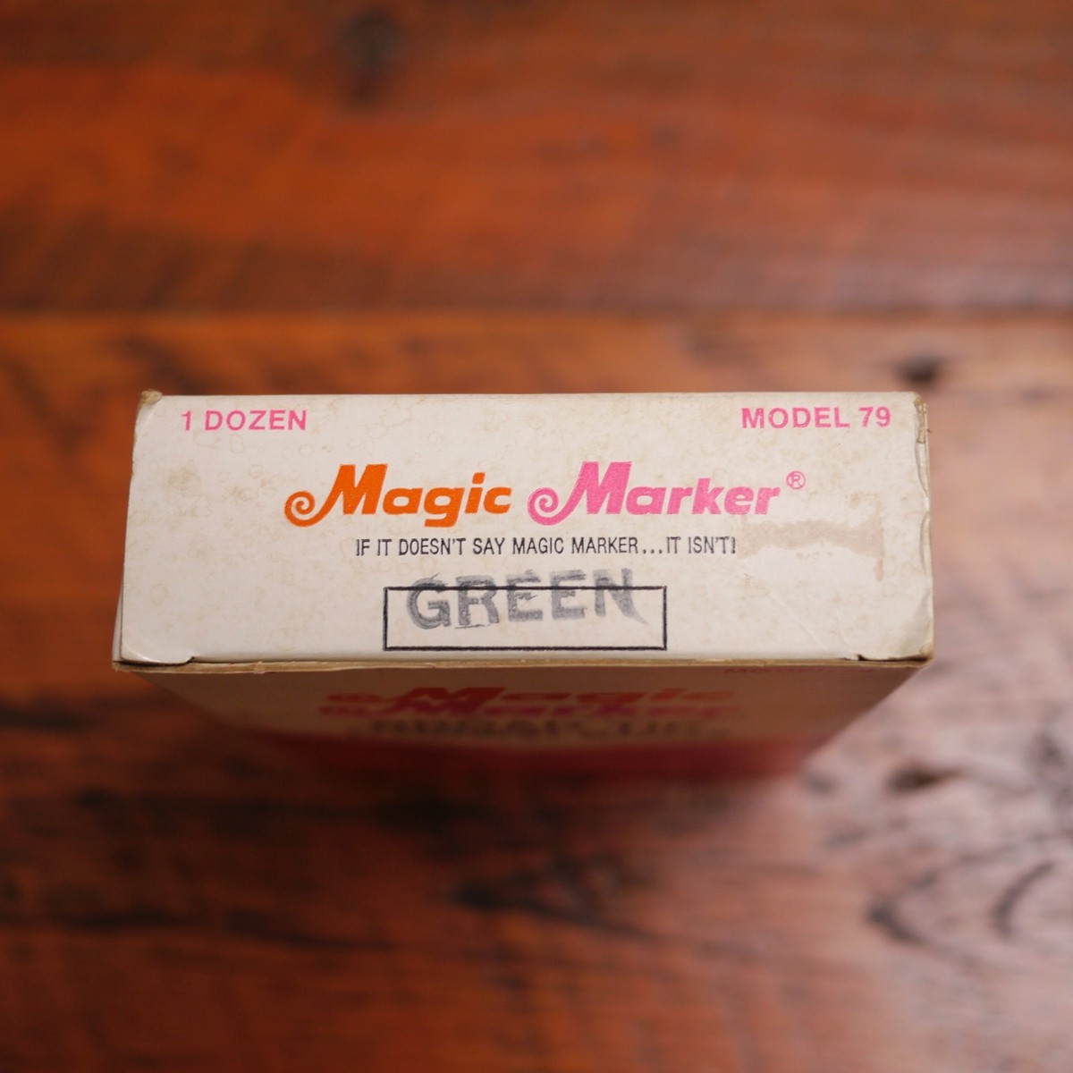 Box 12 NEW Vtg MAGIC MARKER 79 Waterproof Broad Tip Clip Cap Box 12 NEW Vtg MAGIC MARKER 79 Waterproof Broad Tip Clip Cap