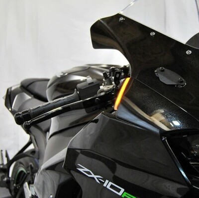 NEW RAGE CYCLE Front LED Turn Signals ZX10-FS-20 | eBay
