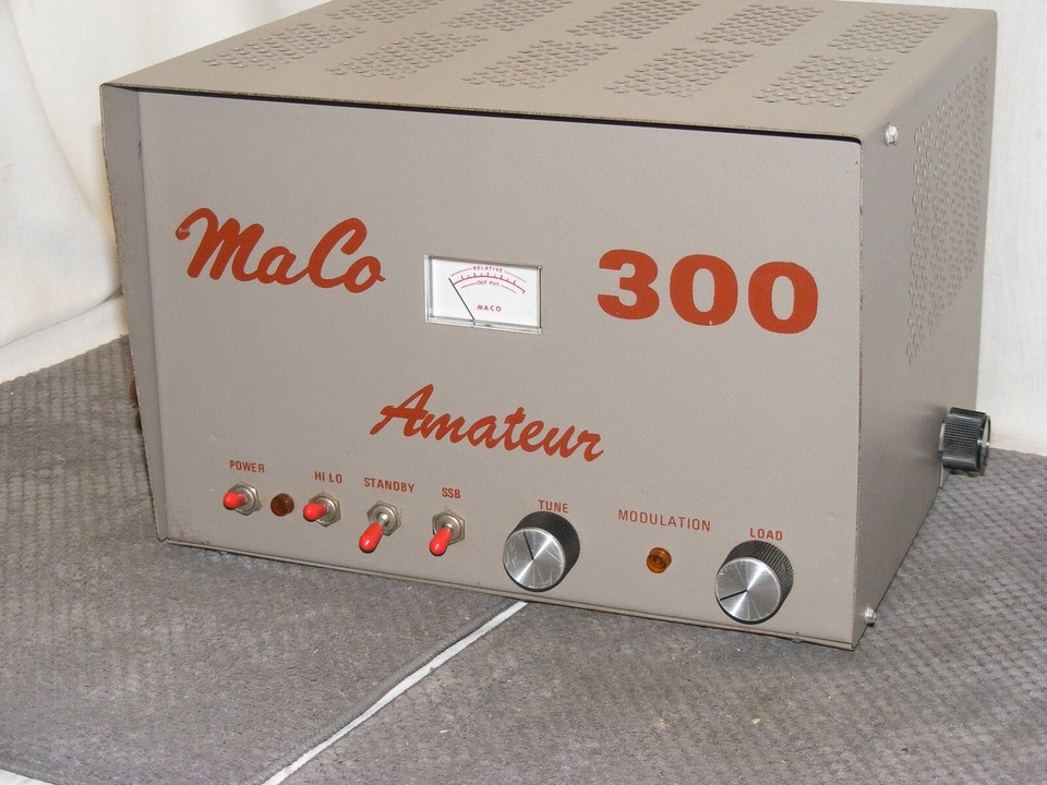 MACO 300 AMATEUR HAM RADIO LINEAR AMPLIFIER**PARTLY TESTED**SEE ...