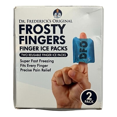 Dr. Frederick's Original Frosty Fingers 2 Ice Packs for Fingers Thumbs ...