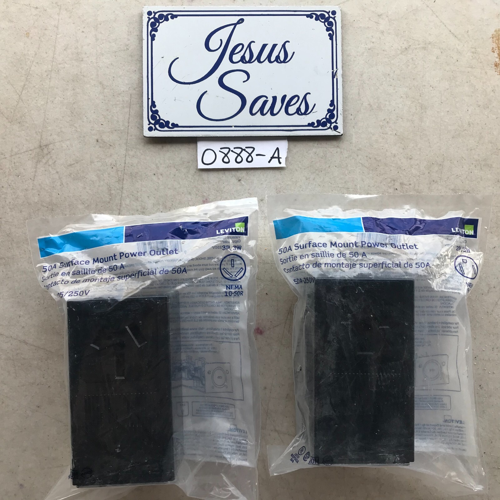 2- New Leviton 50a Surface Mounted Power Outlet 5378 & 5050 New | eBay