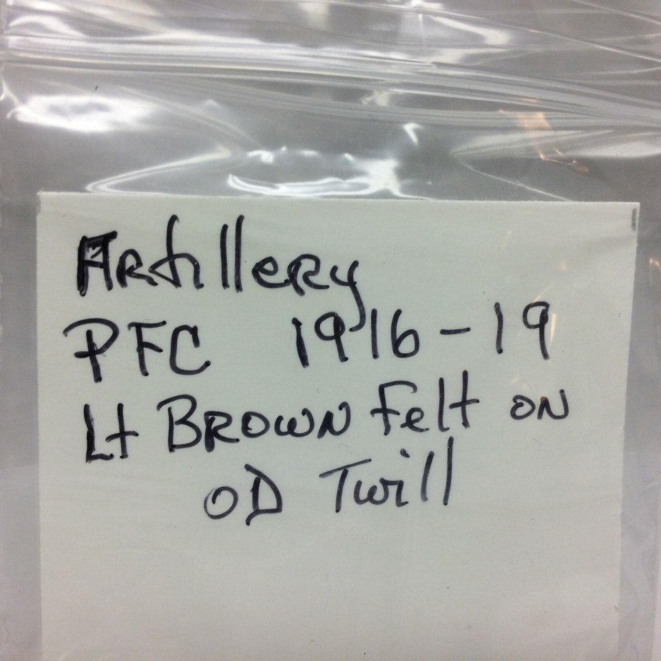 Military Patch Badge PFC Coastal Artillery Corps Army OD Twill Variant ...