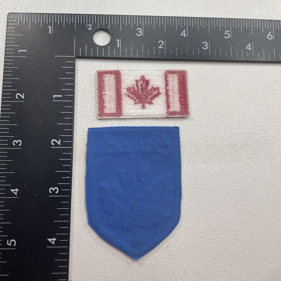 2 Patches Colorful Maple Leaf Canada Patch + Canada Flag Patch 20NG | eBay