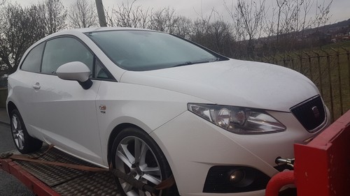 2011 SEAT IBIZA 1.6 TDI CAYC ENGINE PAINT CODE LB9A IN WHITE FOR ...