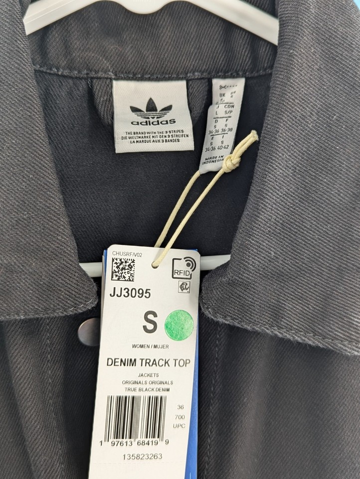 Adidas Originals Women's Adibreak Denim Two-in-One Track Top Sz. Sm ...