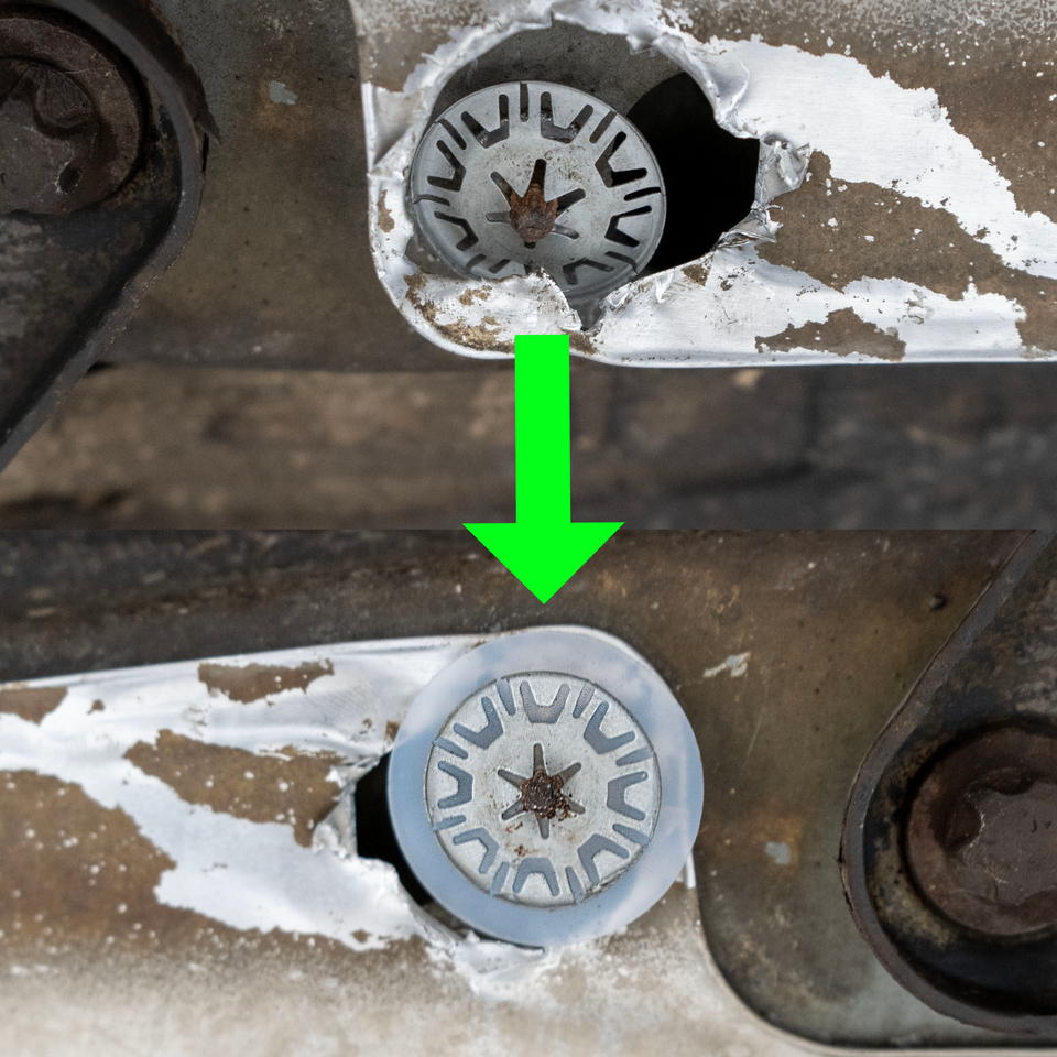 Heat Shield Clamping Washers for VW Passat Phaeton Polo 40er Set ...