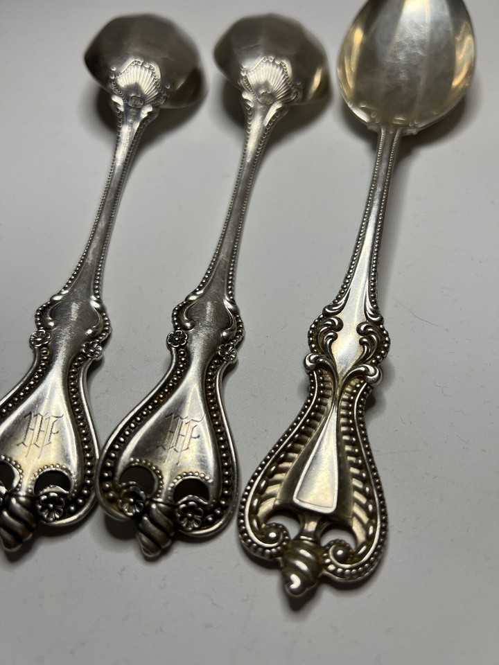 TOWLE OLD COLONIAL Pattern 1895 Sterling Silver Silverware 84 Pieces ...