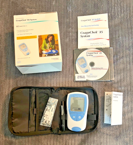 Roche CoaguChek XS Coagulation Meter w/Case (No Test Strips) - Tested ...