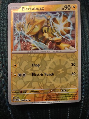 Pokemon - Electabuzz - 053/162 - Reverse Holo - Temporal Forces - NM/M | eBay