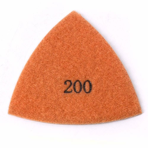 200 Grit Electroplated Triangular Polishing Diamond Oscillating Pads ...