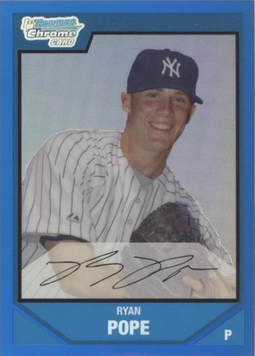 2007 Bowman Draft Picks & Prospects - Chrome Draft Picks Ryan Pope # ...