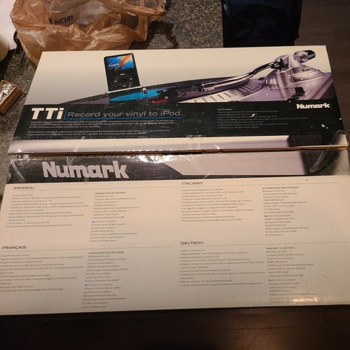 NuMark TTi Turntable Turn Table LP Record Player- Download your Vinyl ...