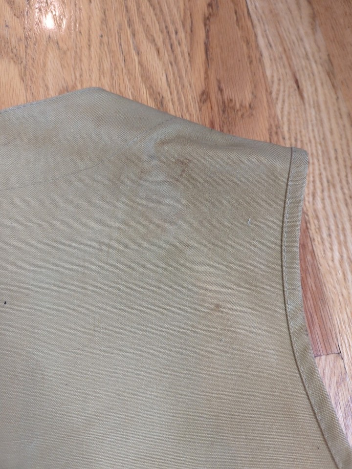 Vintage 1950s Filson Canvas Hunting Fishing Utility Vest 1960s Union ...