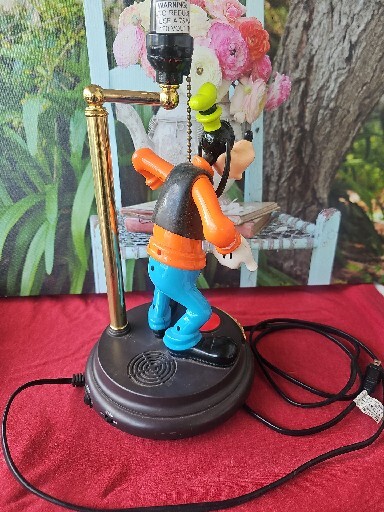 Vintage Disney Goofy Animated Talking Lamp Tested (Read Desc.) | eBay