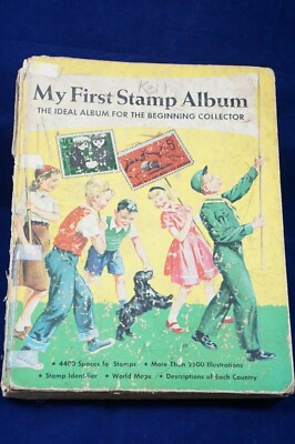 Boy Scout "My First Stamp Album" Copyright 1956 ~720 Stamps in it 1933 ...