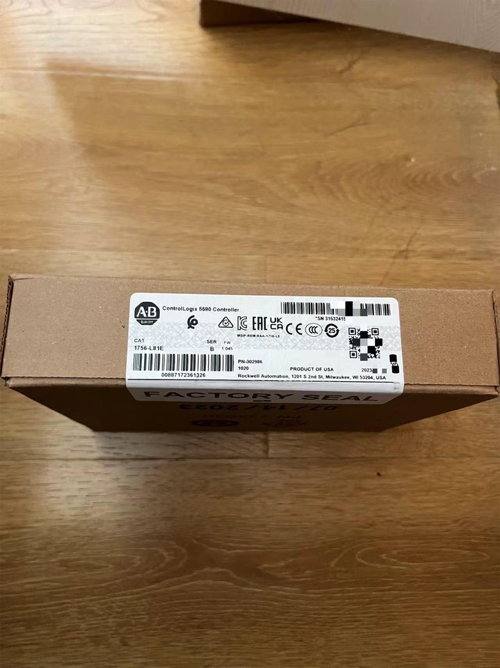 1756-L81E SER B ControlLogix 5580 Controller Logix 5580 3MB Processor ...