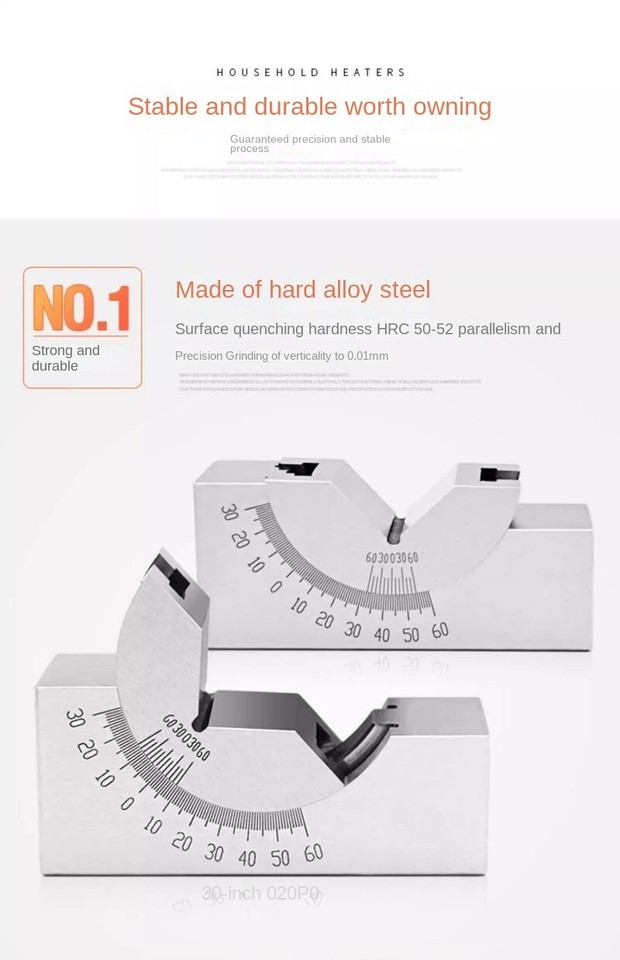 Adjustable Angle Gauge High Precision Angle Pad Gauge Angle Block Ruler ...