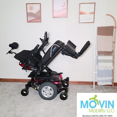 2022 Quantum Q6 Edge HD 450lbs Power Wheelchair Electric Tilt Legrest ...