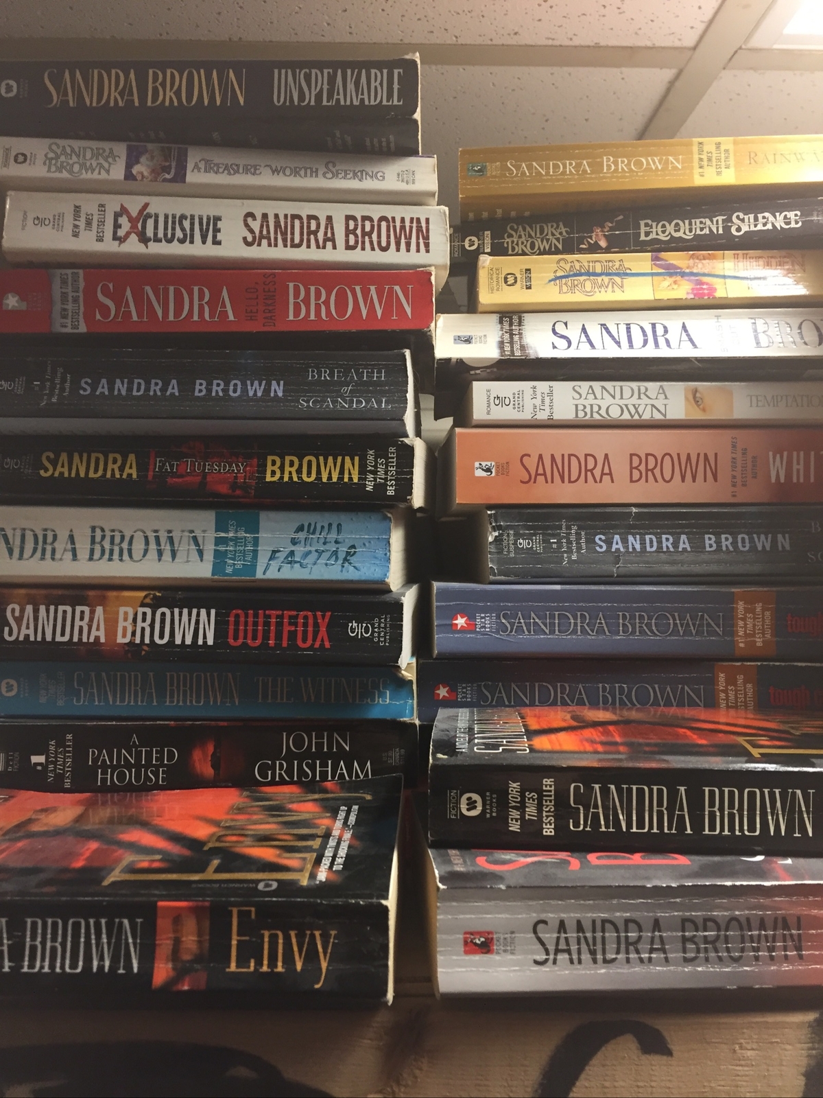 LOT OF 10 SANDRA BROWN NOVELS SUSPENSE THRILLER ROMANCE PAPERBACK | eBay