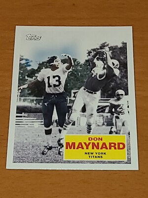 NEW YORK TITANS DON MAYNARD 2009 TOPPS FLASHBACK #FB7 | eBay