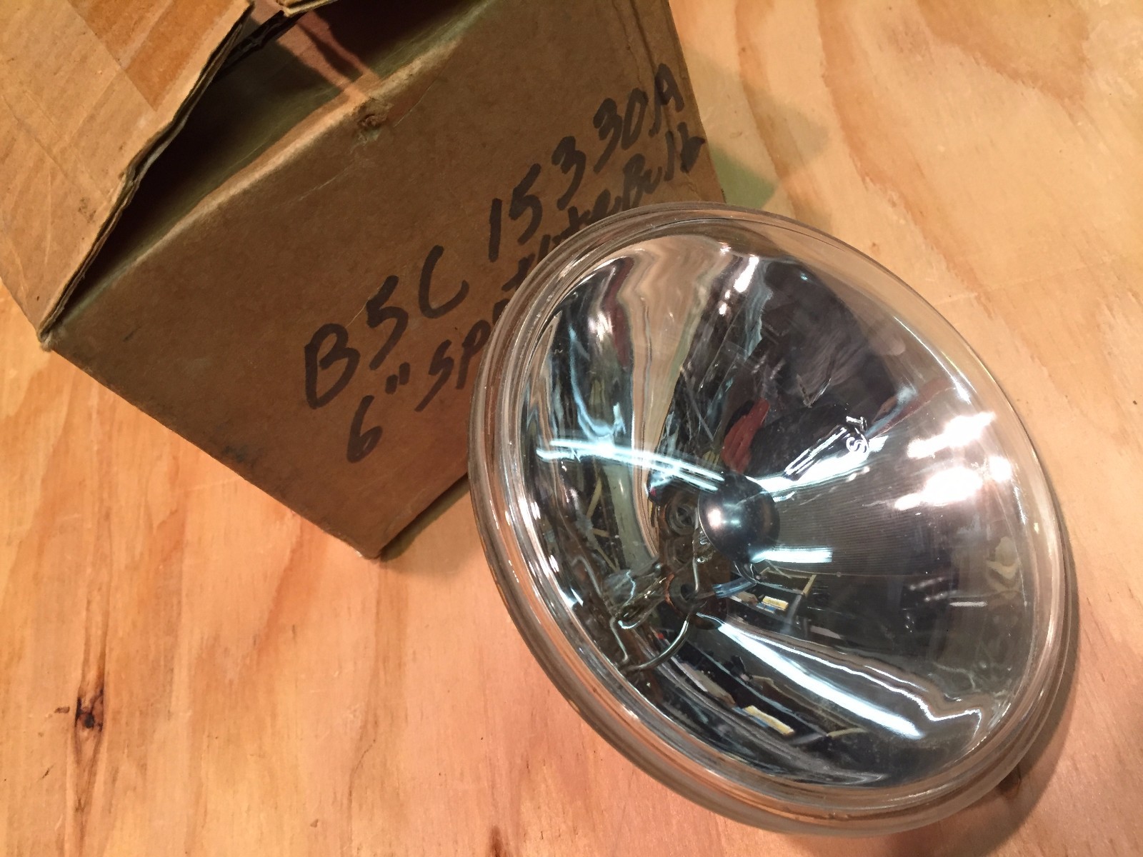 1955 1956 FORD T BIRD FAIRLANE NOS SPOTLIGHT BULB 6" B5C 15330A | eBay
