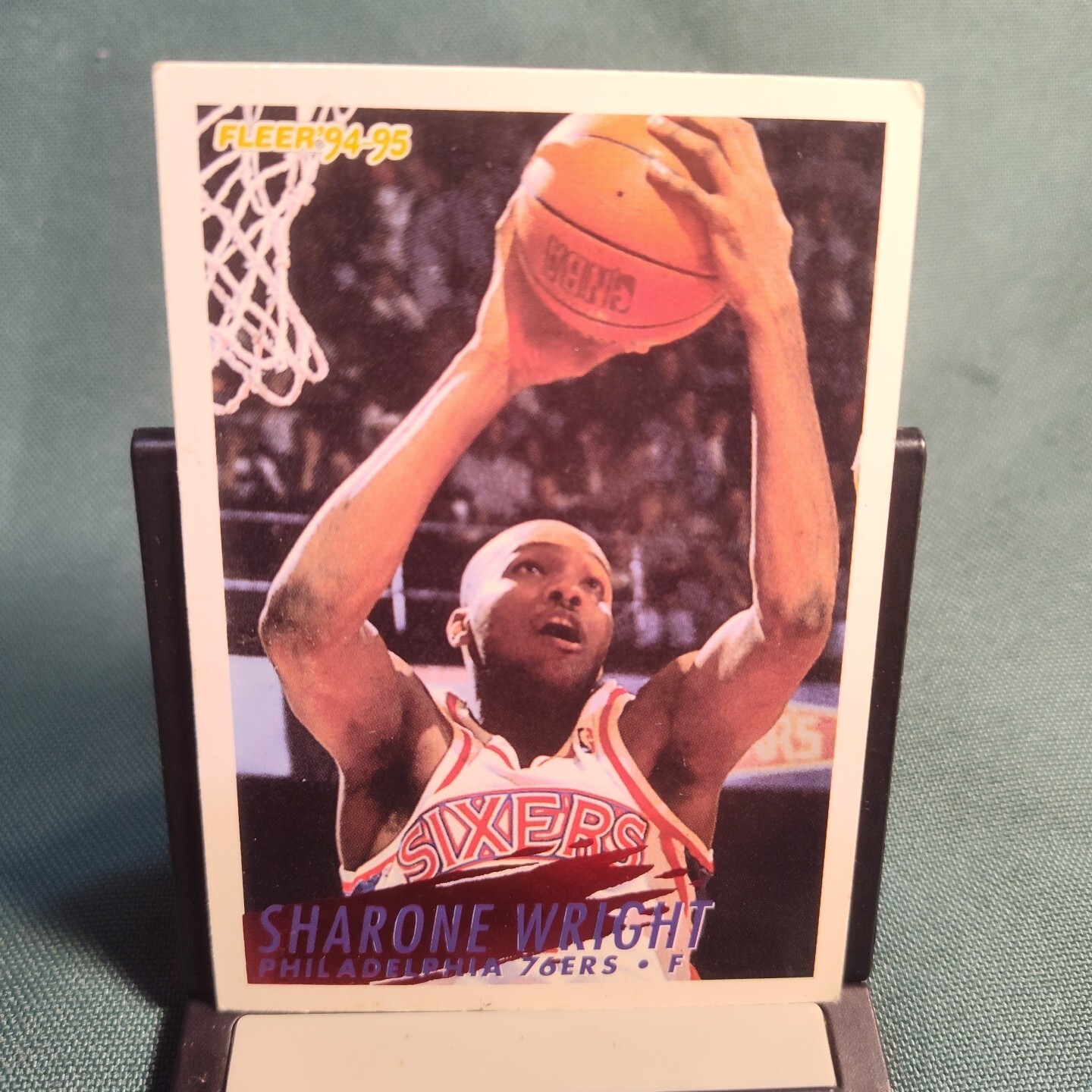 1994-95 Fleer #347 Sharone Wright Rookie Philadelphia 76ers Basketball ...