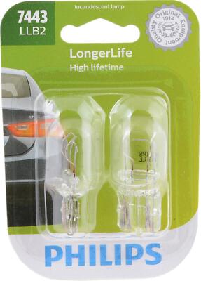Philips Miniature Bulb (7443 LLB2) (Longer Life) (Pack of 2) | eBay