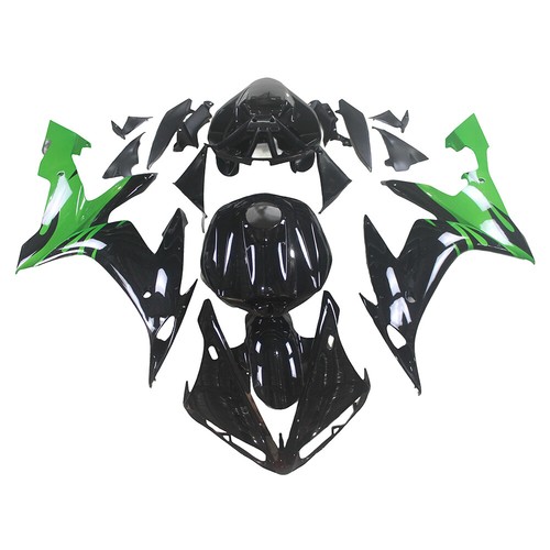 Green Black ABS Bodywork Fairings For Yamaha YZF R1 2004 2005 2006 ...