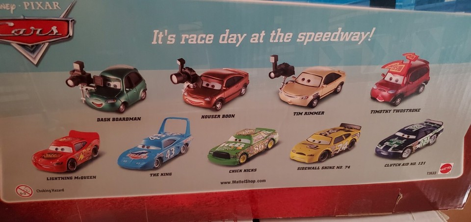 Disney Cars Speedway 9 Pack Dash Houser Tim Timothy Camera | eBay