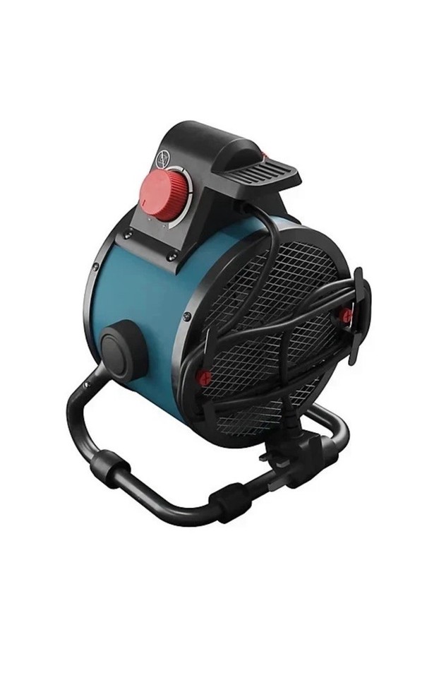 Erbauer 2500W Electric Portable PTC Workshop Heater Blue/Black | eBay UK