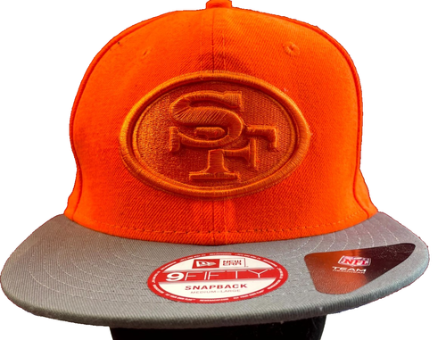 New Era 9FIFTY San Francisco 49ers NFL Cap Mens Medium Orange Gray ...